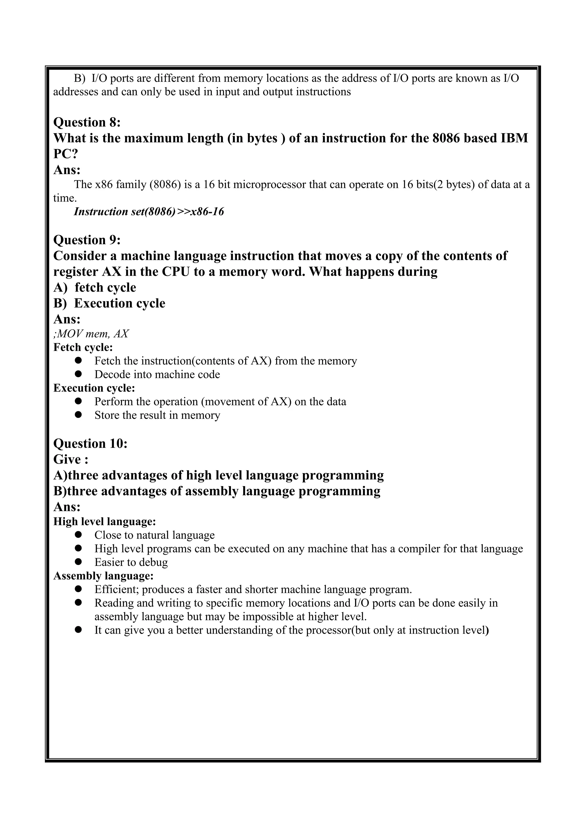 Assembly Langauge Chap 1 | PDF