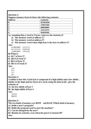 Assembly Langauge Chap 1 | PDF