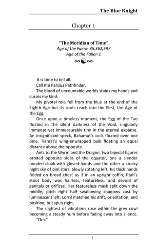 The Blue Knight Chapter 1 | PDF | Roleplaying Games | Games and Puzzles