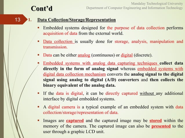 Introduction to Embedded Systems I : Chapter 1 | PPTX | Operating Systems | Computer Software ...