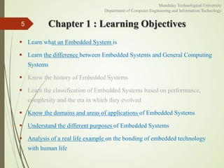 Introduction to Embedded Systems I : Chapter 1 | PPTX