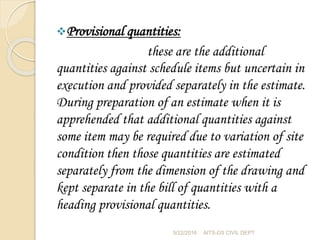 ESTIMATING AND COSTING | PPTX