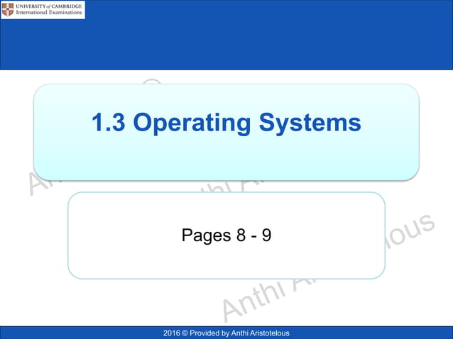 0417 IGCSE ICT Chapter 1 | PDF