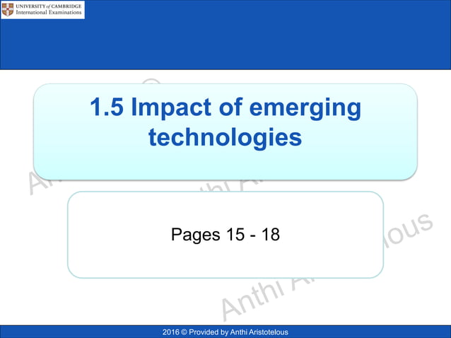 0417 IGCSE ICT Chapter 1 | PDF