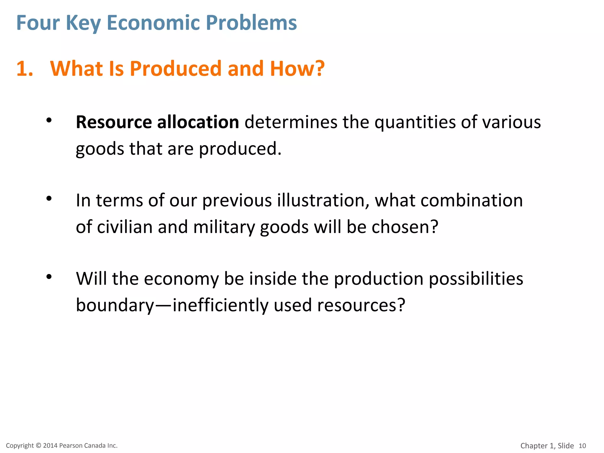 Chapter 1. Economic Issues and Concepts | PPT