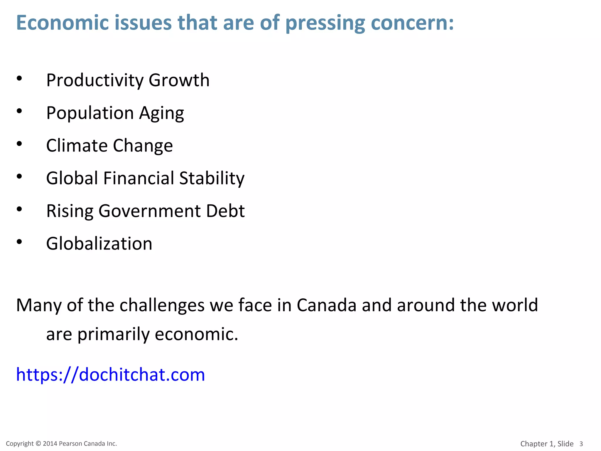 Chapter 1. Economic Issues and Concepts | PPT