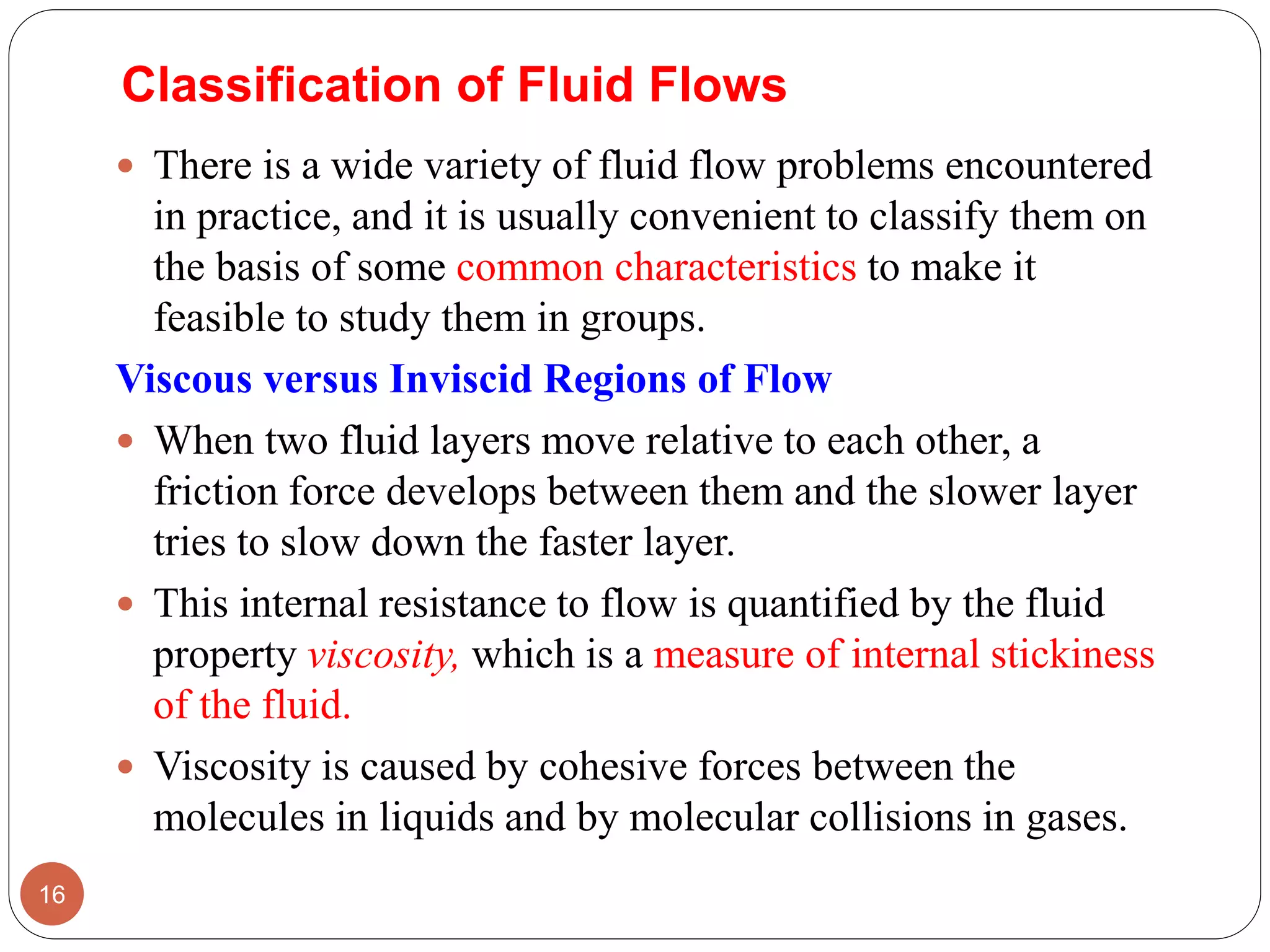 Fluid Mechanics. Chapter 1. Introduction to Fluid Mechanics | PDF | Science