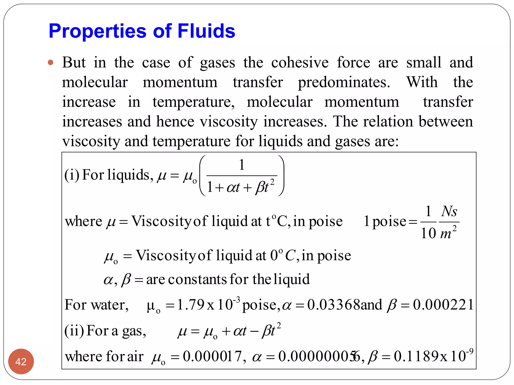 Fluid Mechanics. Chapter 1. Introduction to Fluid Mechanics | PDF | Science