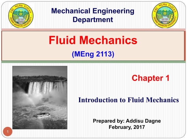Fluid Mechanics. Chapter 1. Introduction to Fluid Mechanics | PDF | Science