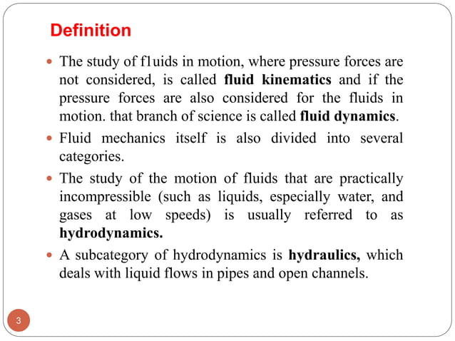 Fluid Mechanics. Chapter 1. Introduction to Fluid Mechanics | PDF | Science