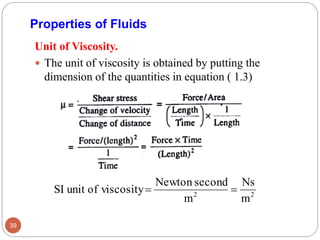 Fluid Mechanics. Chapter 1. Introduction to Fluid Mechanics | PDF