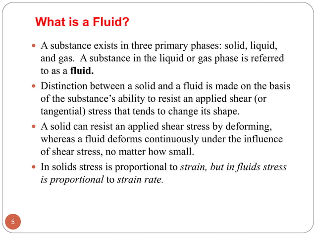 Fluid Mechanics. Chapter 1. Introduction to Fluid Mechanics | PDF | Science