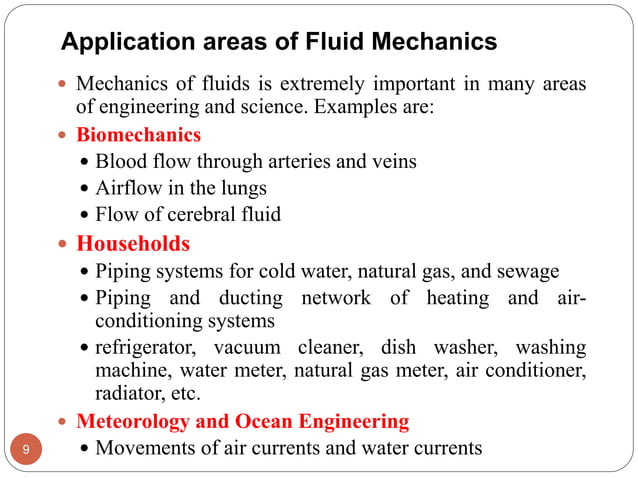 Fluid Mechanics. Chapter 1. Introduction to Fluid Mechanics | PDF | Science
