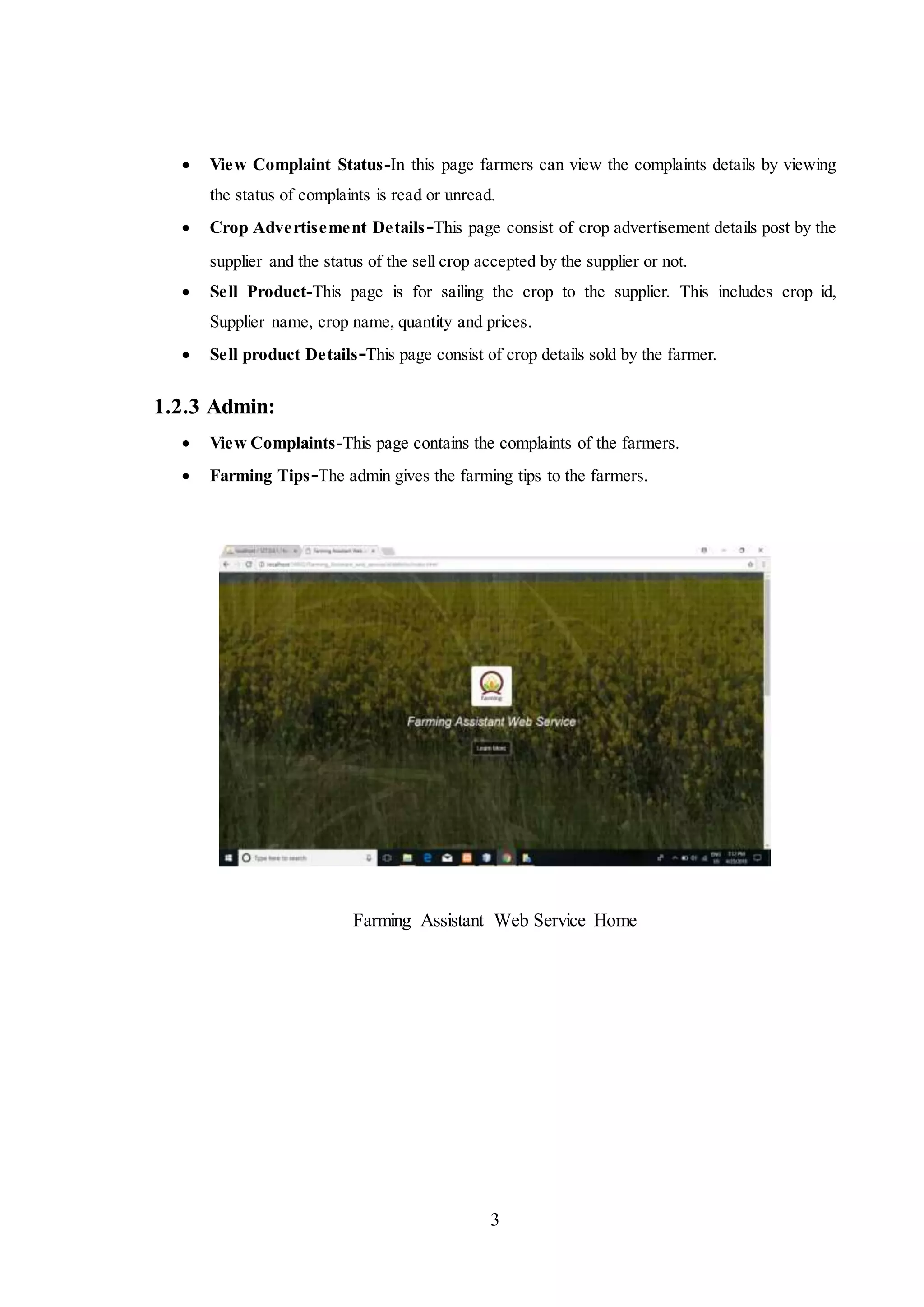 farming assistant web service | DOCX