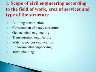 elements of civil engineering Chapter 1 | PDF