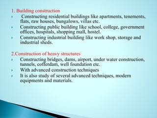 elements of civil engineering Chapter 1 | PDF