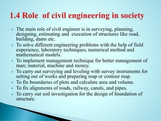 elements of civil engineering Chapter 1 | PDF