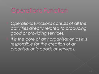 Operations & productivity | PPT