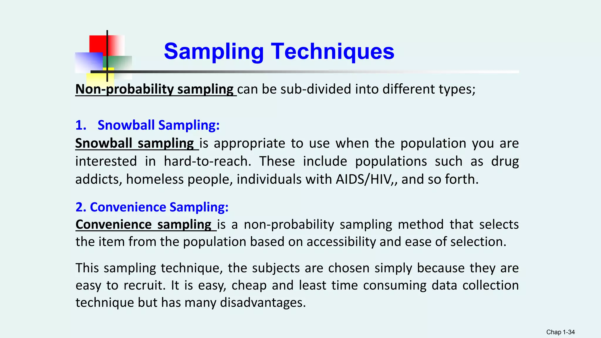 Statistics: Chapter One | PDF
