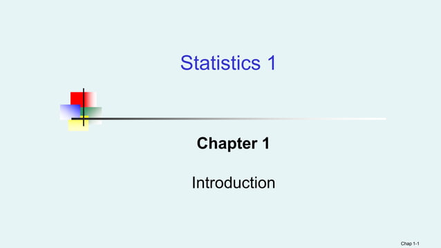 Statistics: Chapter One | PDF | Science