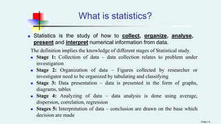 Statistics: Chapter One | PDF