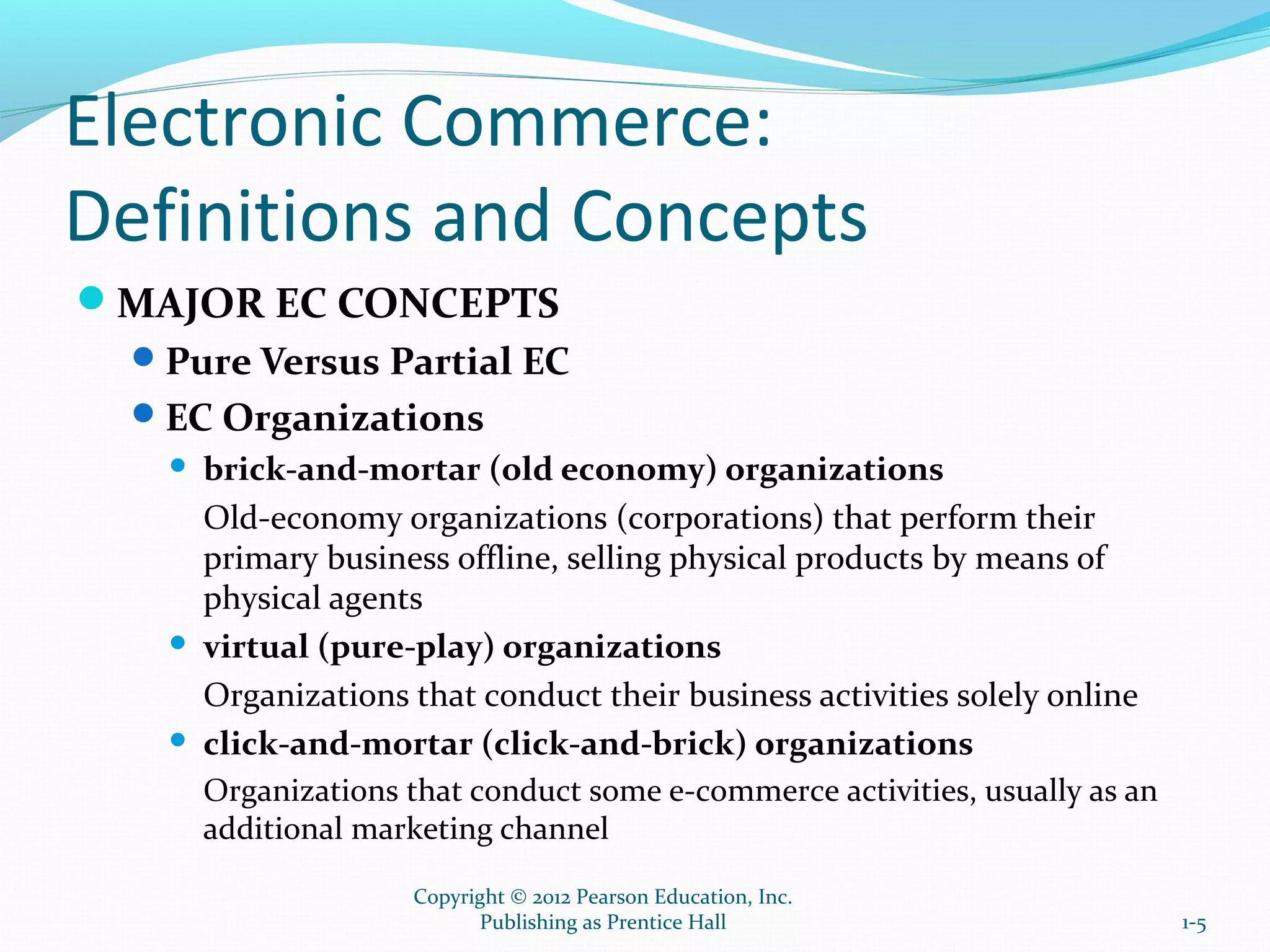 Chapter 1/ Overview of Electronic Commerce Technology of E-Business | PPT