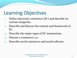 Chapter 1/ Overview of Electronic Commerce Technology of E-Business | PPT