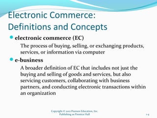 Chapter 1/ Overview of Electronic Commerce Technology of E-Business | PPT