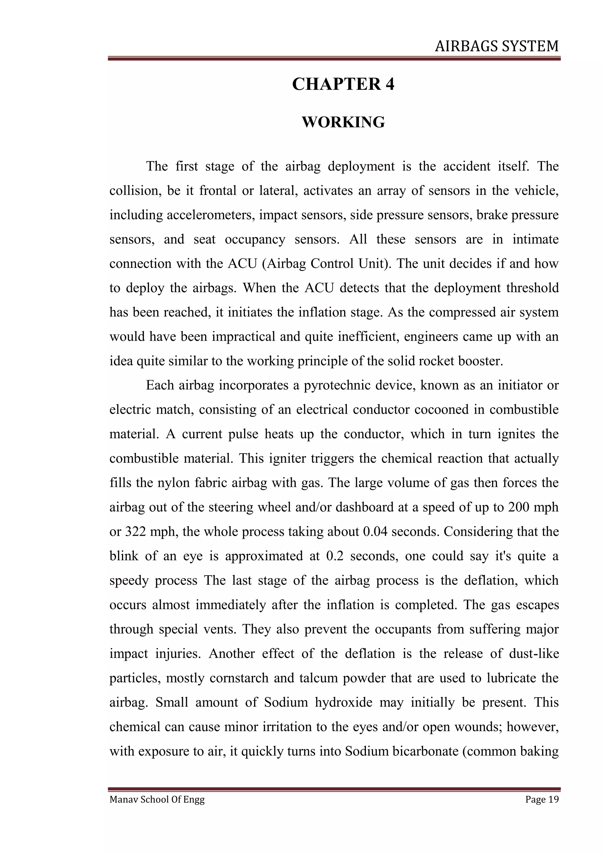 Air Bag System | PDF