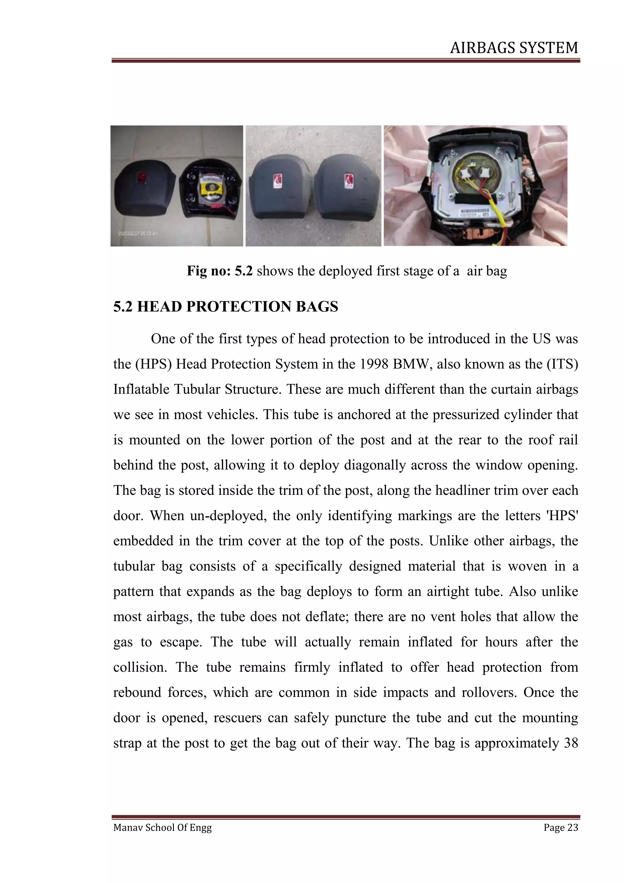 Air Bag System | PDF