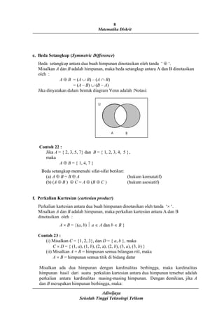 Chapter 1. himpunan (3) | PDF