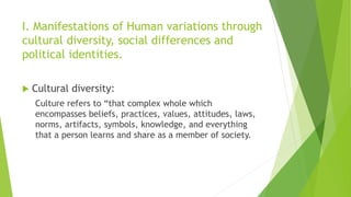 Chapter 1: STARTING POINT FOR THE UNDERSTANDING CULTURE, SOCIETY AND ...