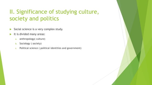 Chapter 1: STARTING POINT FOR THE UNDERSTANDING CULTURE, SOCIETY AND ...