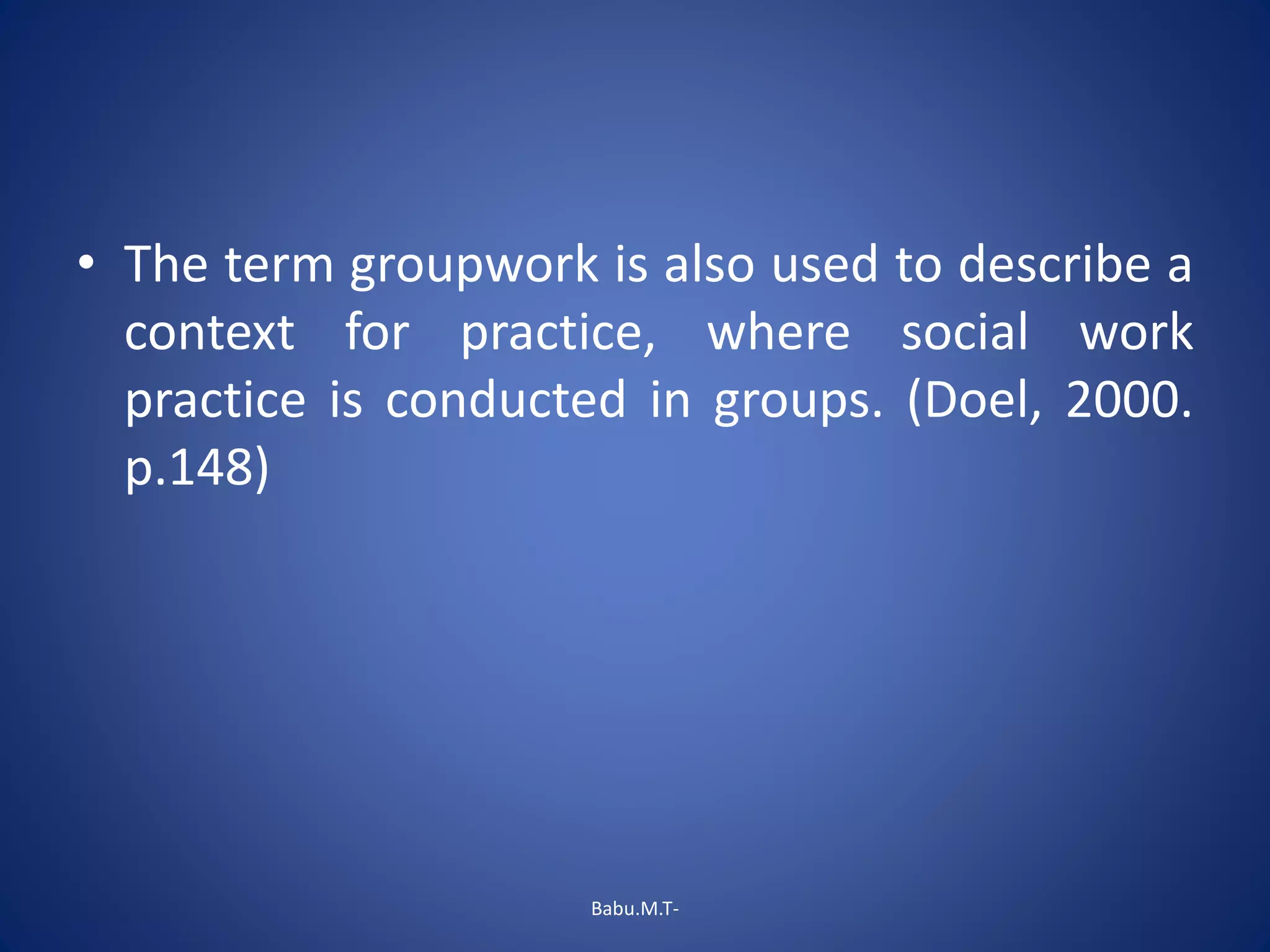 introduction to group work | PPTX