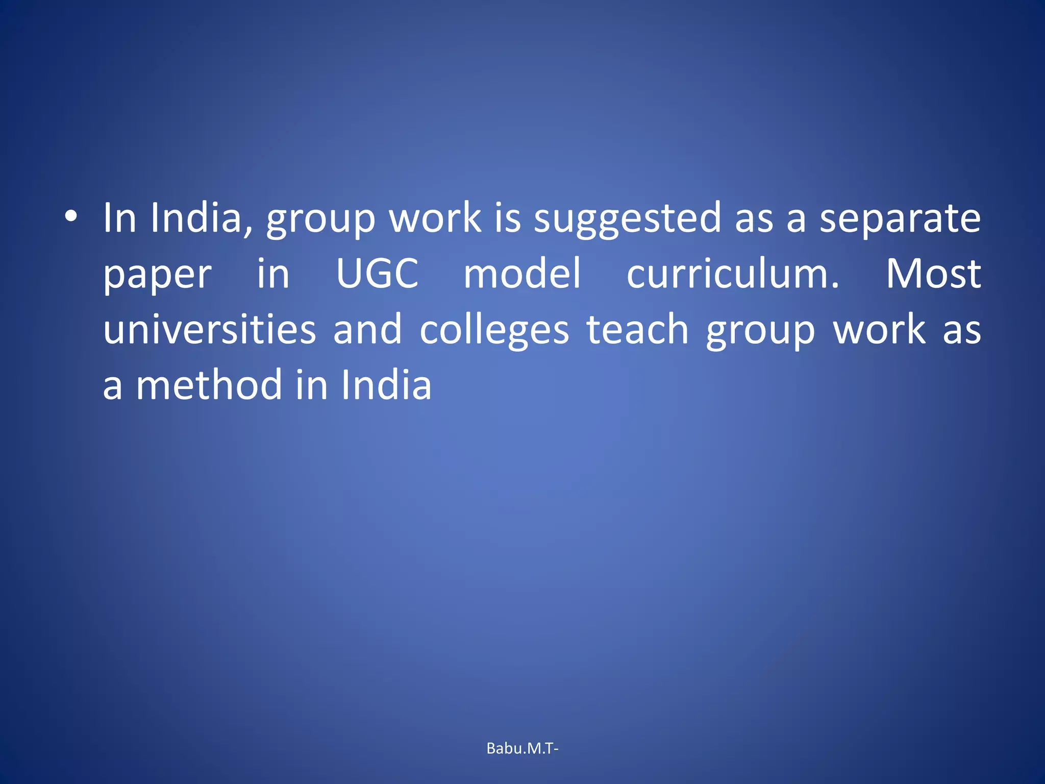 introduction to group work | PPTX