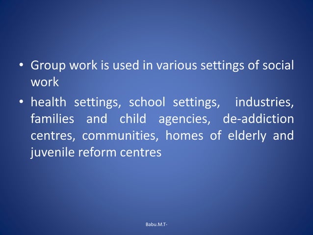 introduction to group work | PPTX | Education