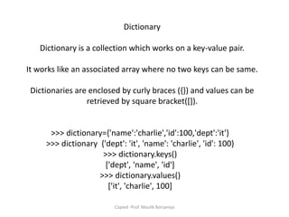 Chapter 1 - INTRODUCTION TO PYTHON -MAULIK BORSANIYA | PPTX