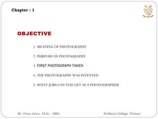Photo Graphy - Chapter 1 | PPT