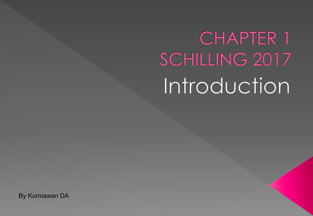 Chapter 1 SCHILLING 2017 | PPTX | Technology Industry | Industries