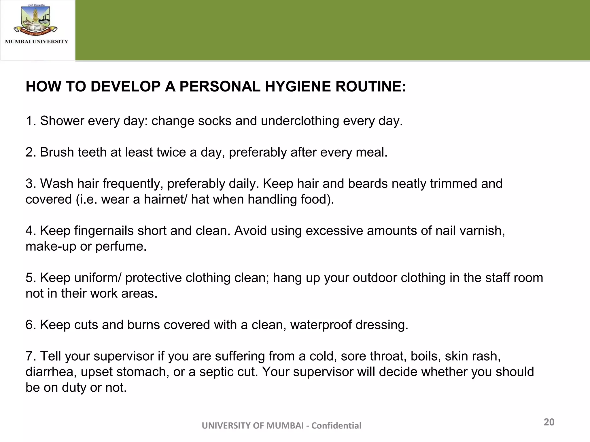 Introduction to Food Production Department | PPT
