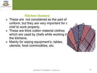 Introduction to Food Production Department | PPT