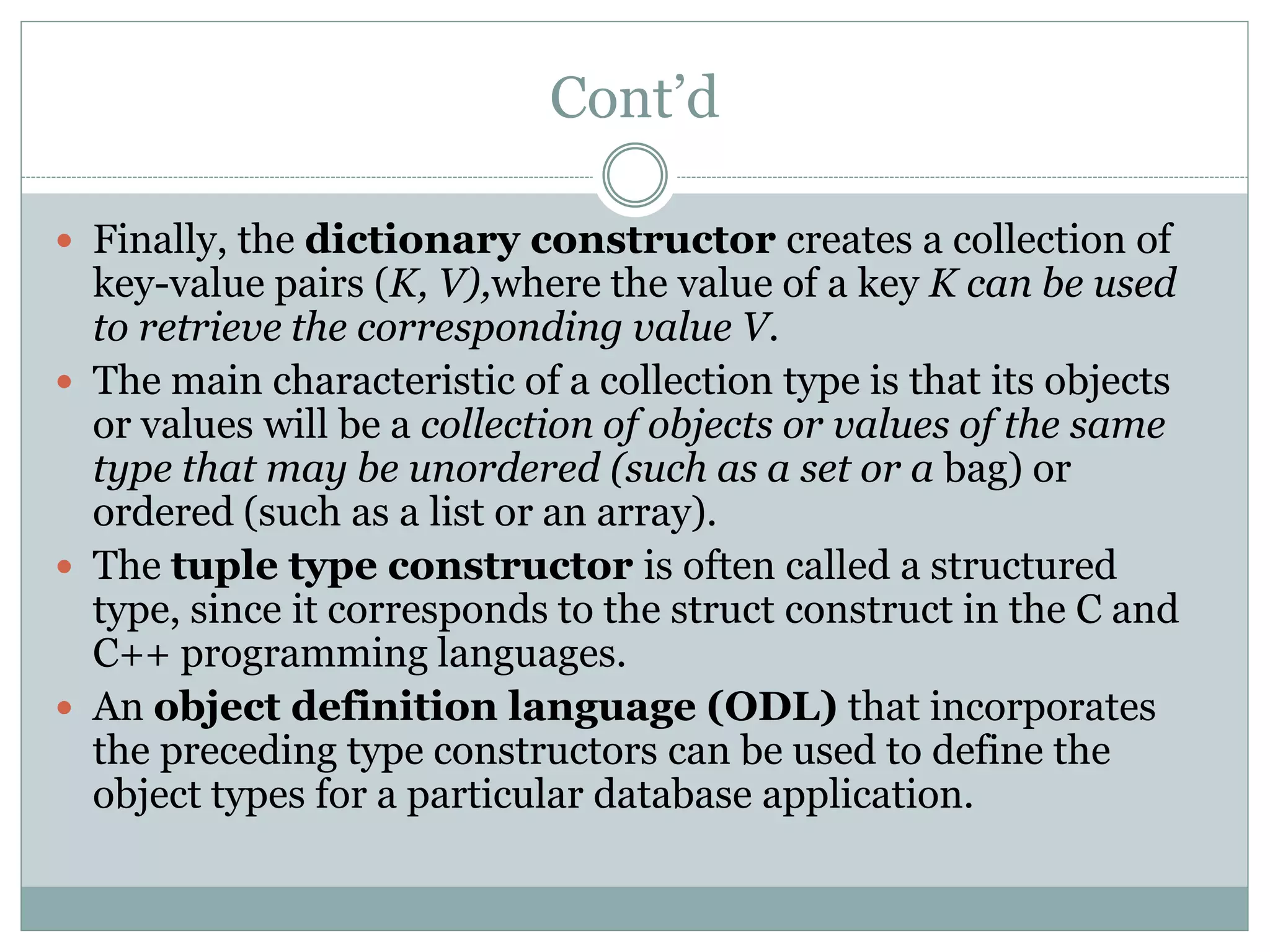 Object Oriented Database Concepts Ppt 5616
