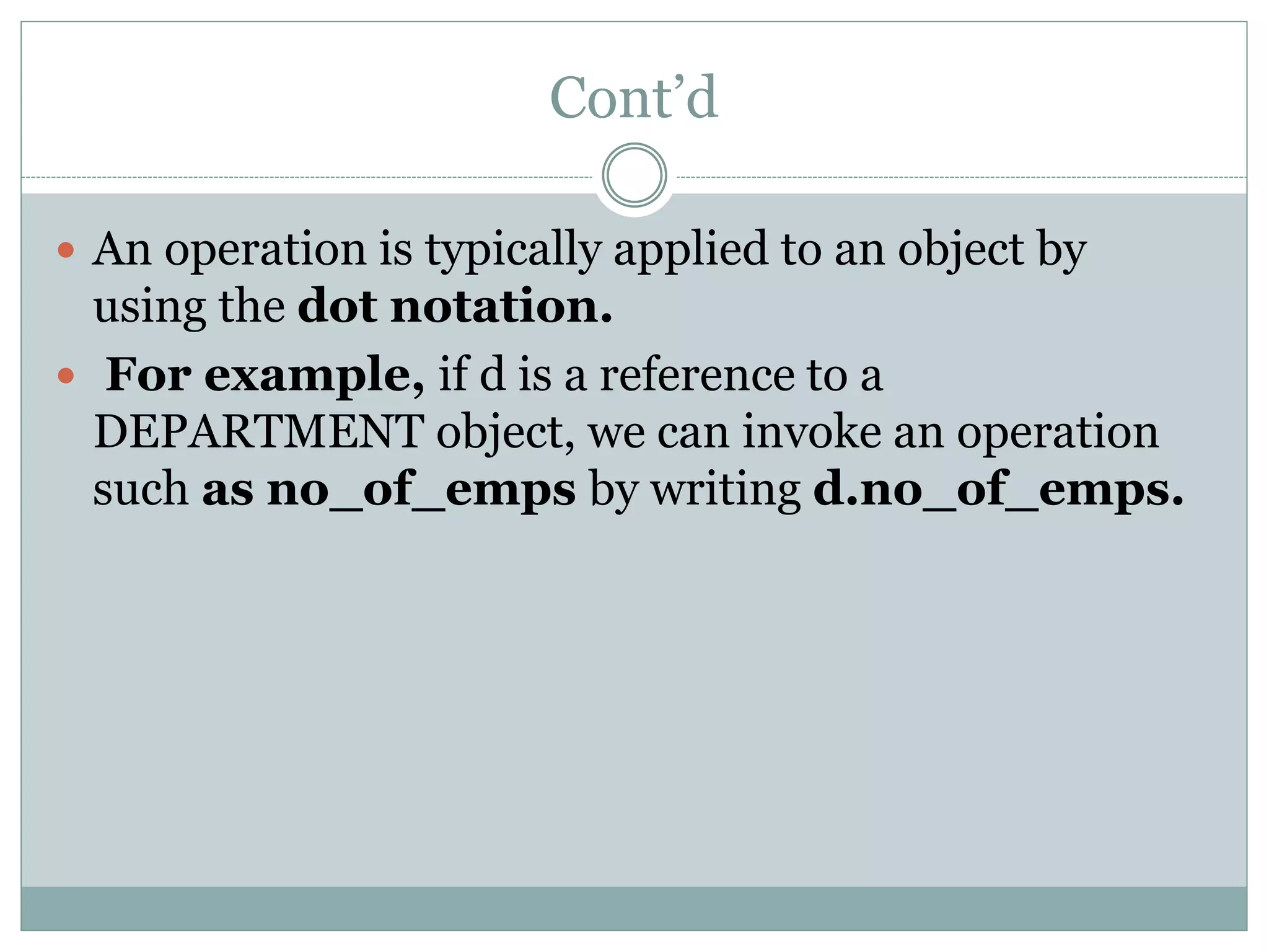 Object Oriented Database Concepts Ppt 9363