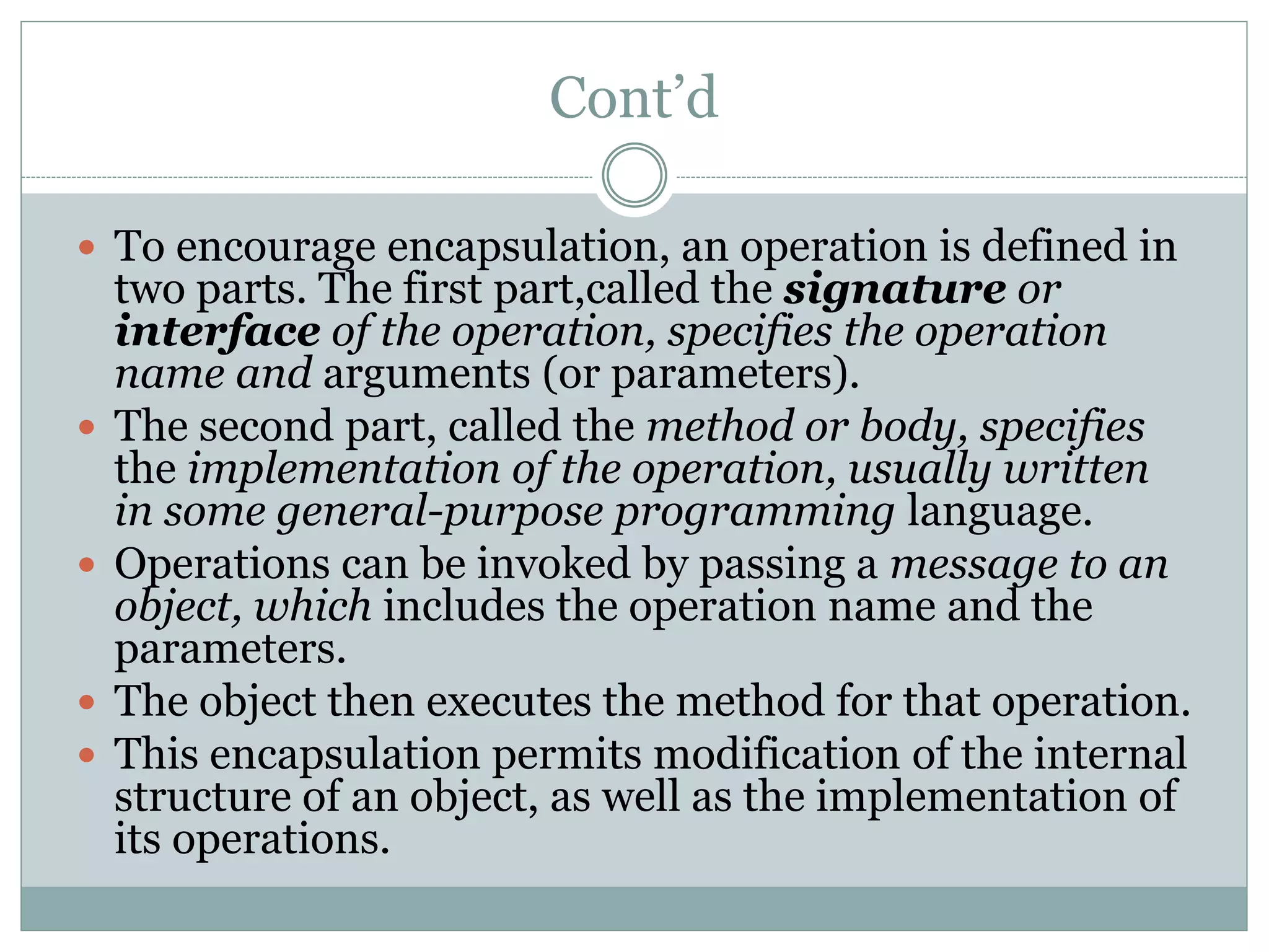 Object Oriented Database Concepts Ppt