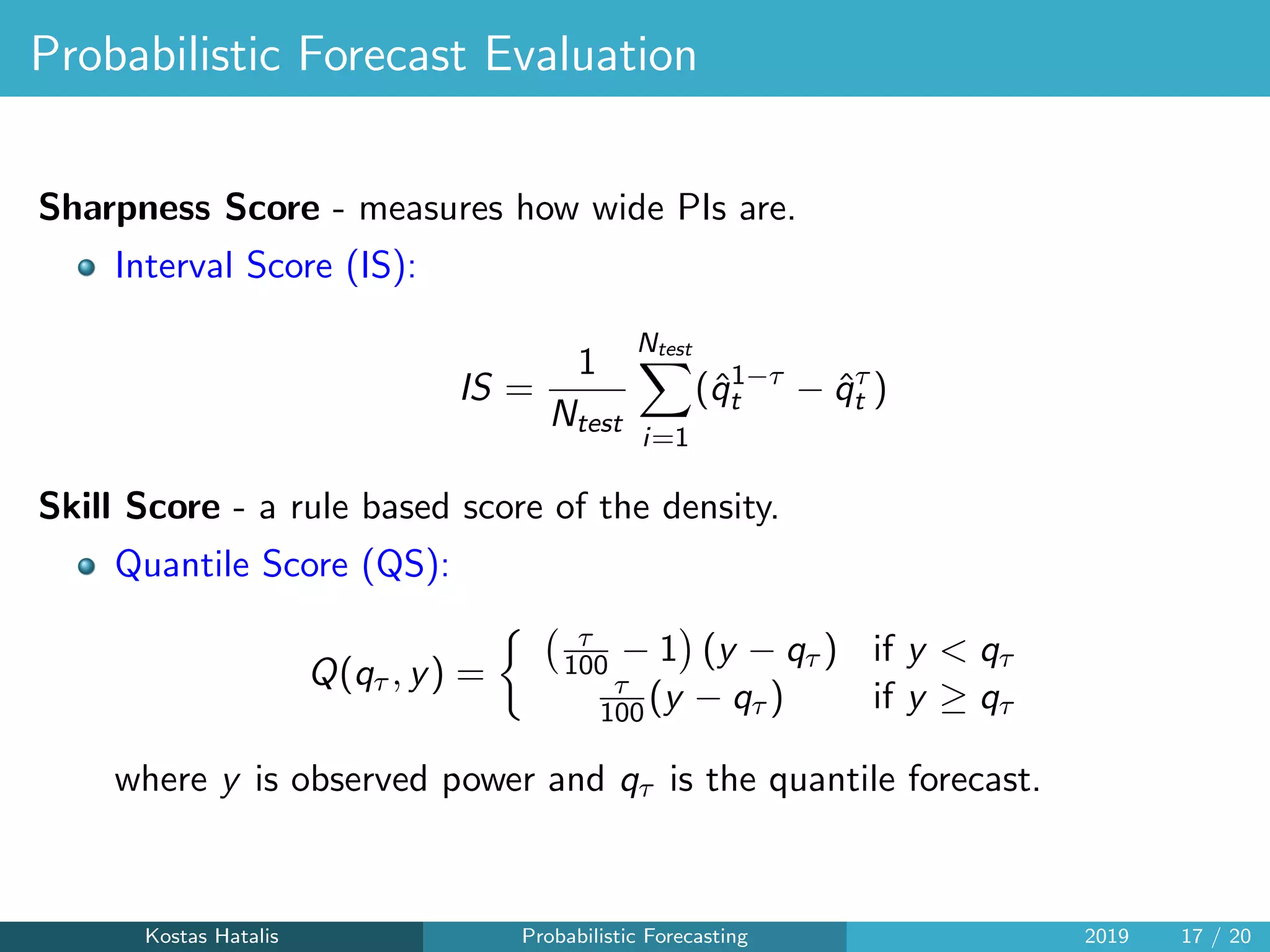 Probabilistic Forecasting: How and Why? | PDF