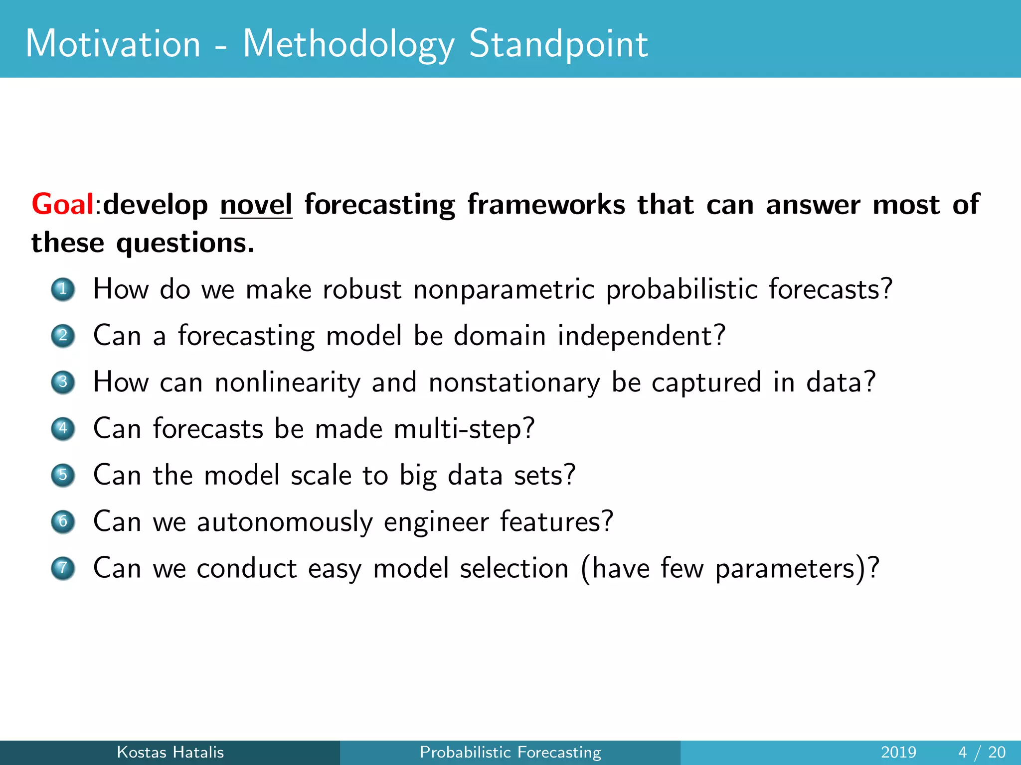Probabilistic Forecasting: How and Why? | PDF