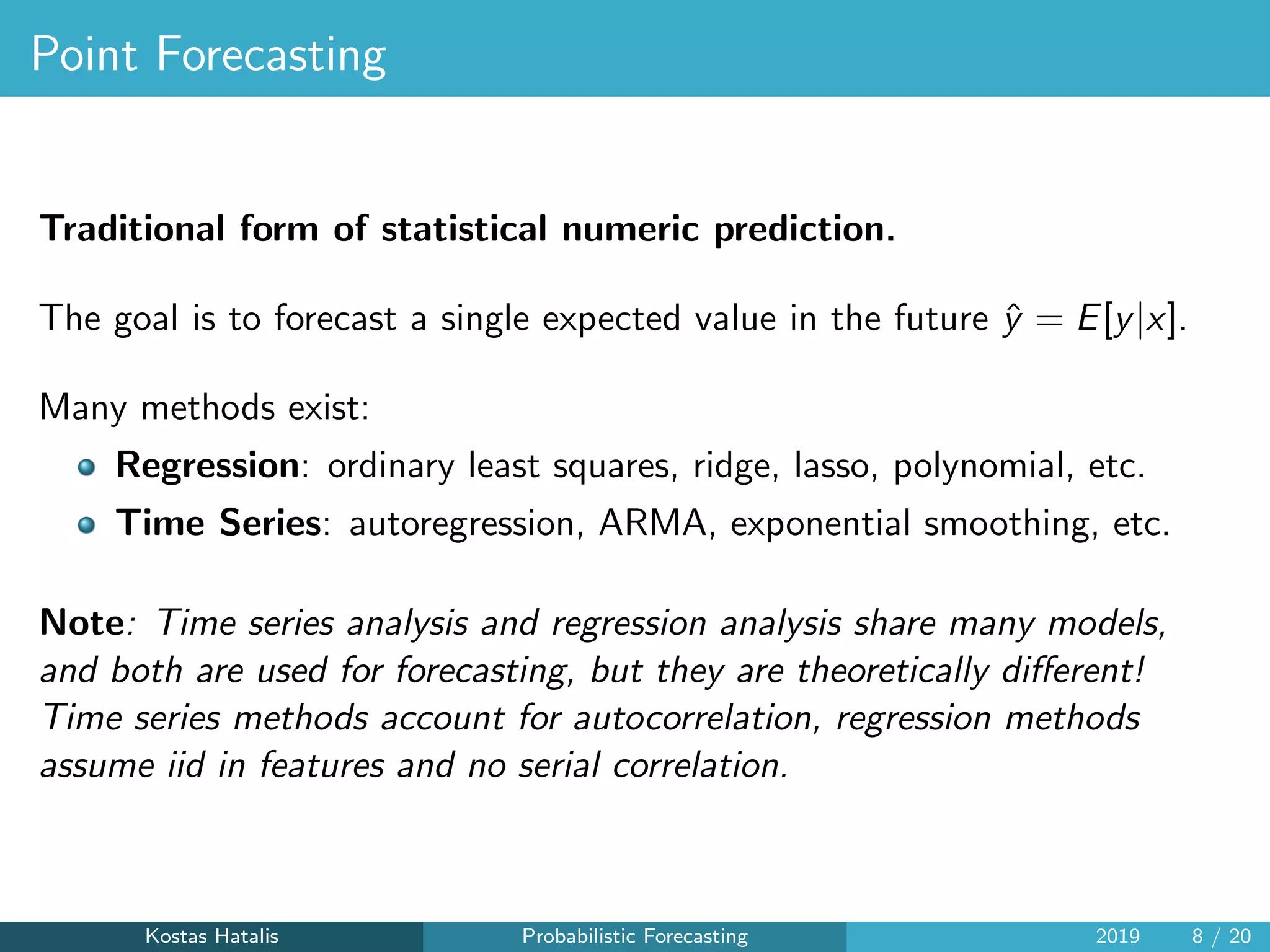 Probabilistic Forecasting: How and Why? | PDF