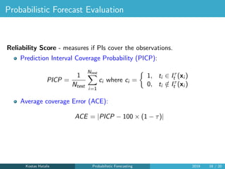 Probabilistic Forecasting: How and Why? | PDF