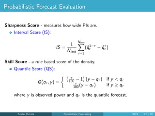 Probabilistic Forecasting: How and Why? | PDF