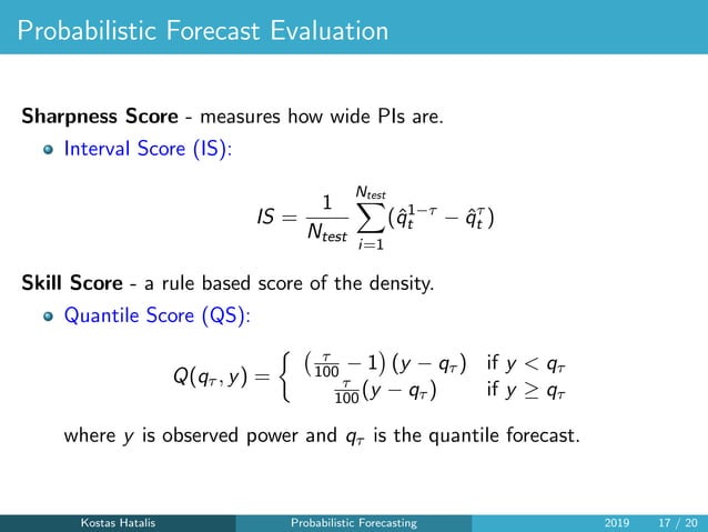 Probabilistic Forecasting: How and Why? | PDF